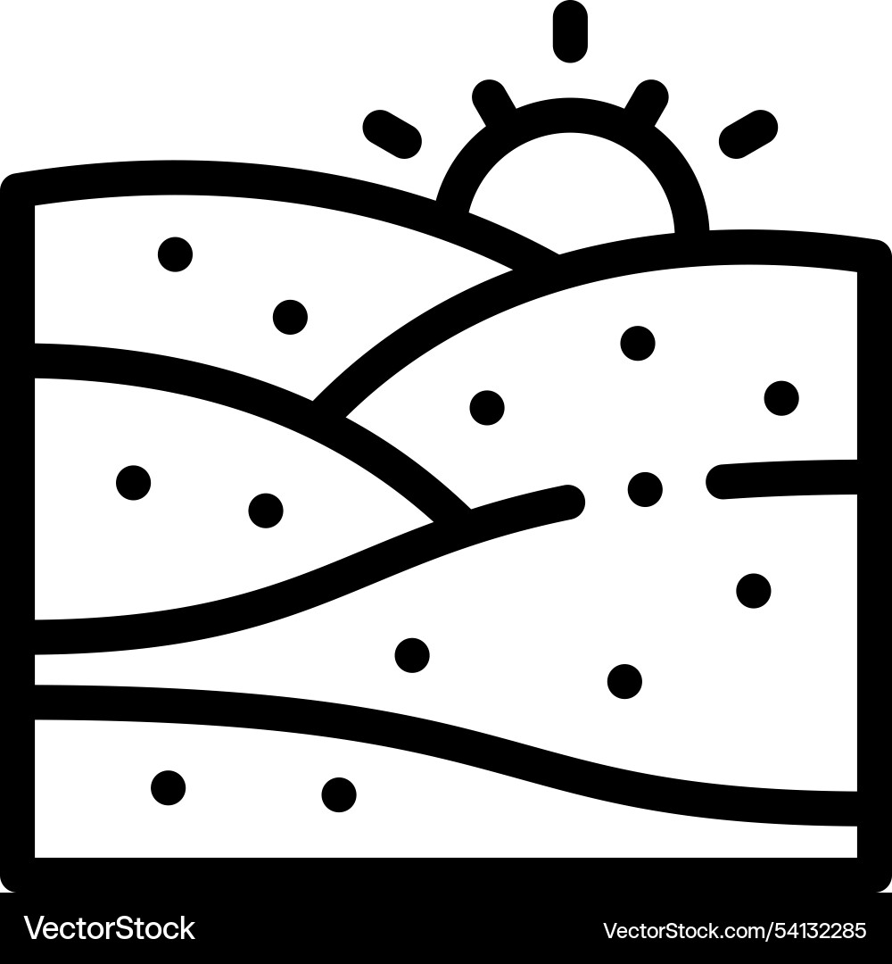 Hindu icon thin linear style design isolated Vector Image