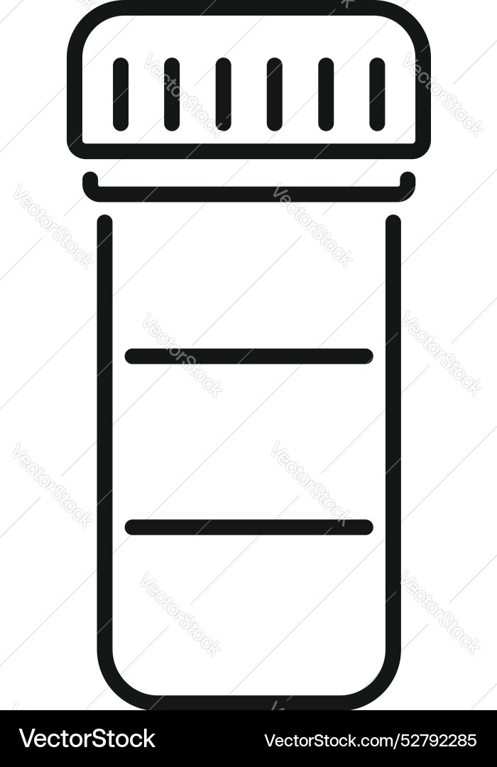 Medical container icon representing holding Vector Image