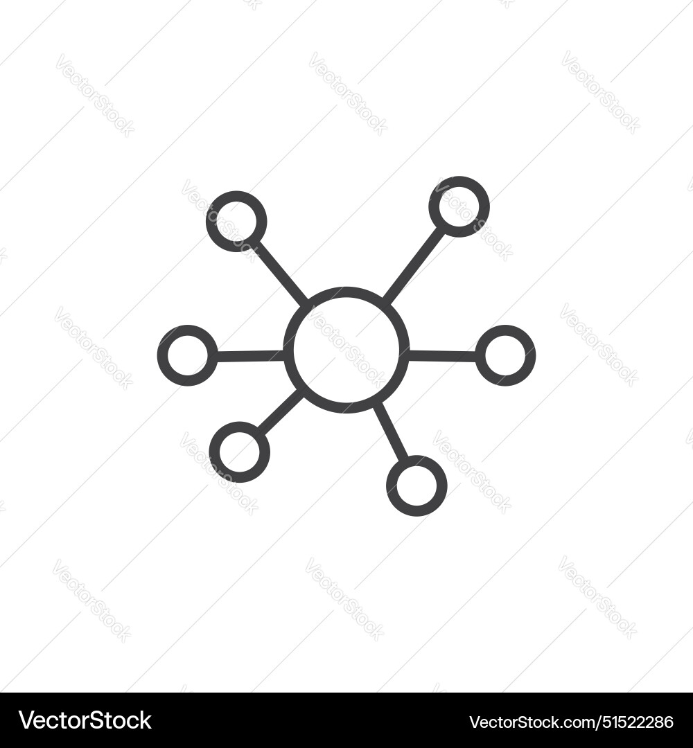 Chart network icon Royalty Free Vector Image - VectorStock
