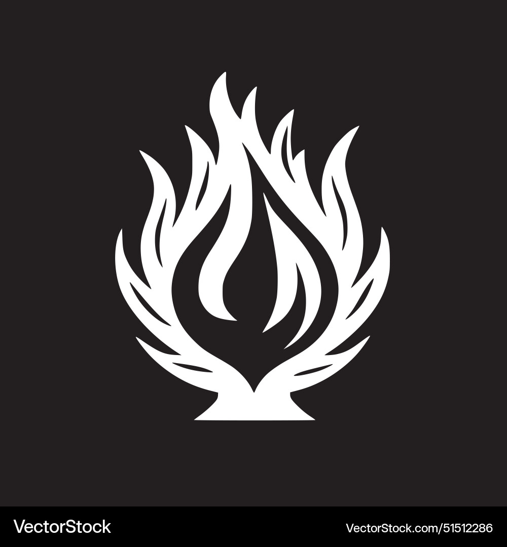 Fire - high quality logo ideal for t-shirt Vector Image