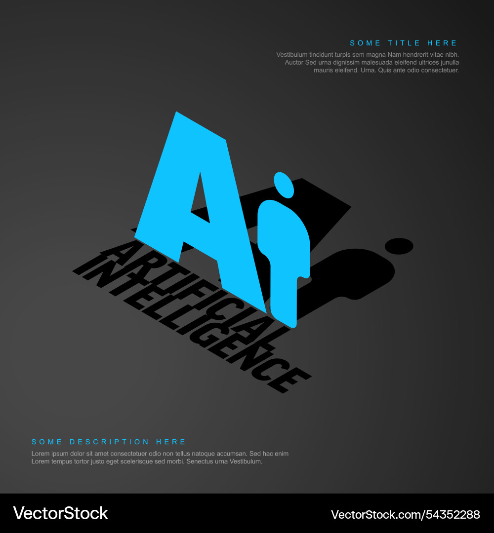 Artificial intelligence conceptual Royalty Free Vector Image Artificial intelligence conceptual Royalty Free Vector Image