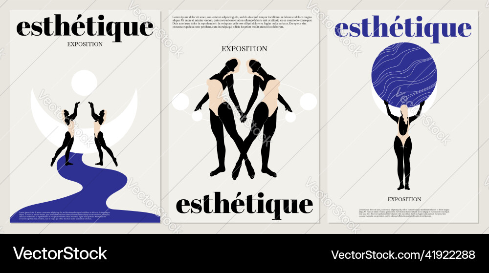 Hand drawn minimalistic creative artwork Vector Image