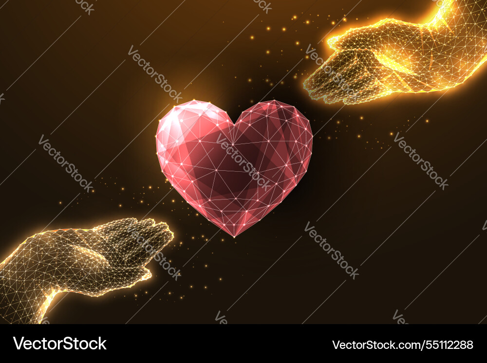 Love care kindness and compassion concept with Vector Image