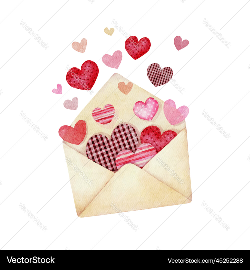 Love letter for valentines day Royalty Free Vector Image