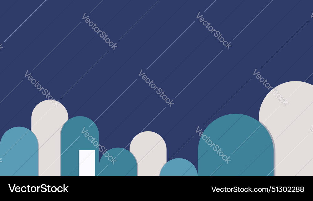 Seamless pattern boho background with shapes Vector Image