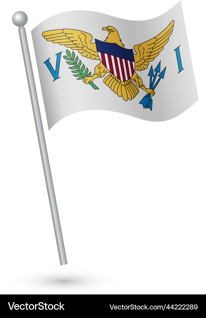 American virgin islands Royalty Free Vector Image