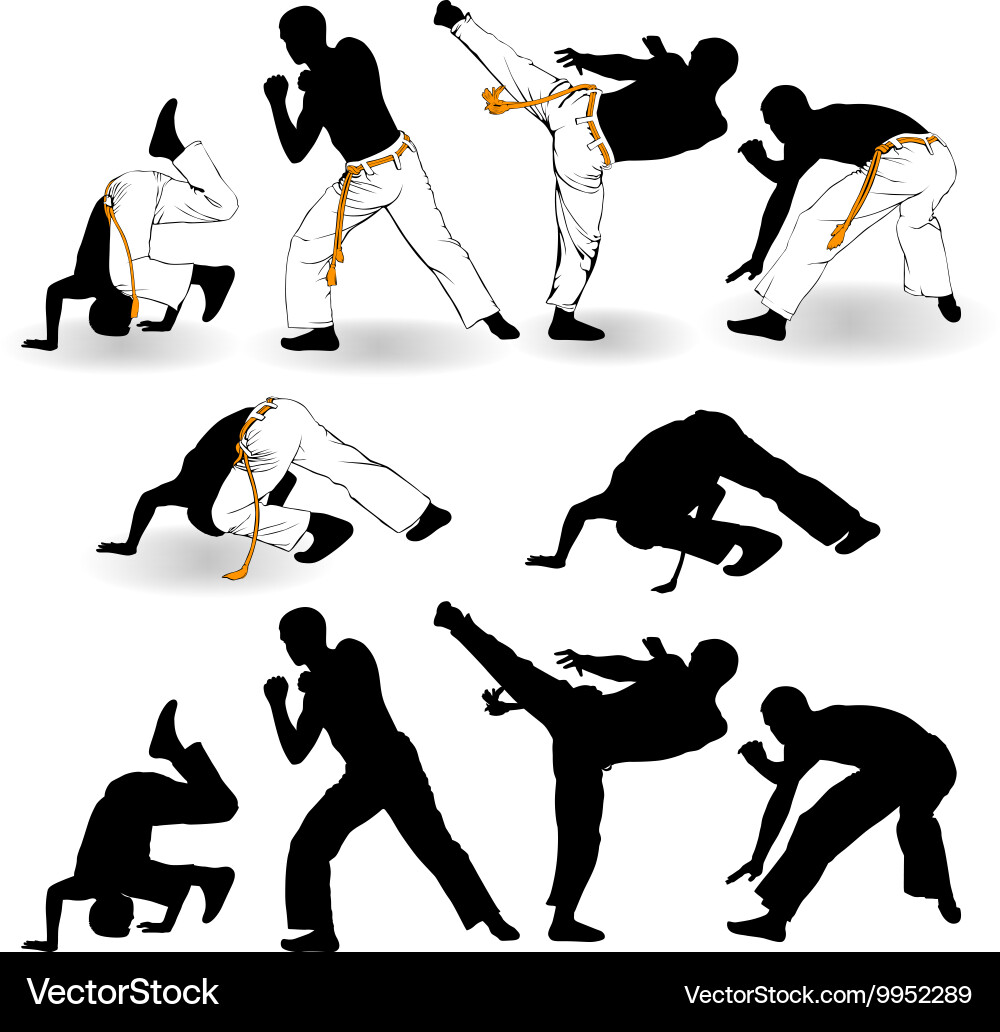 Capoeira Royalty Free Vector Image - VectorStock