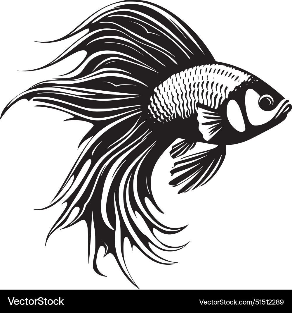 Fish - high quality logo ideal for t-shirt Vector Image