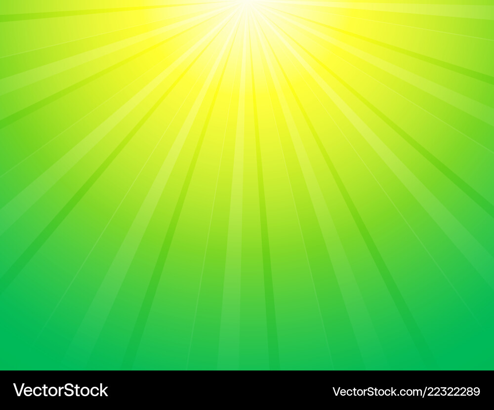 Sun Rays Background - Golden Yellow Royalty Free Vector