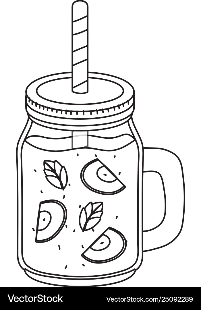 Tasty refresh cartoon Royalty Free Vector Image