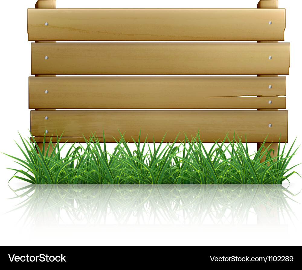 Wooden message board Royalty Free Vector Image
