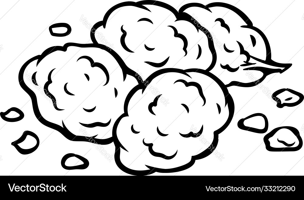 Buds cannabis in vintage style Royalty Free Vector Image