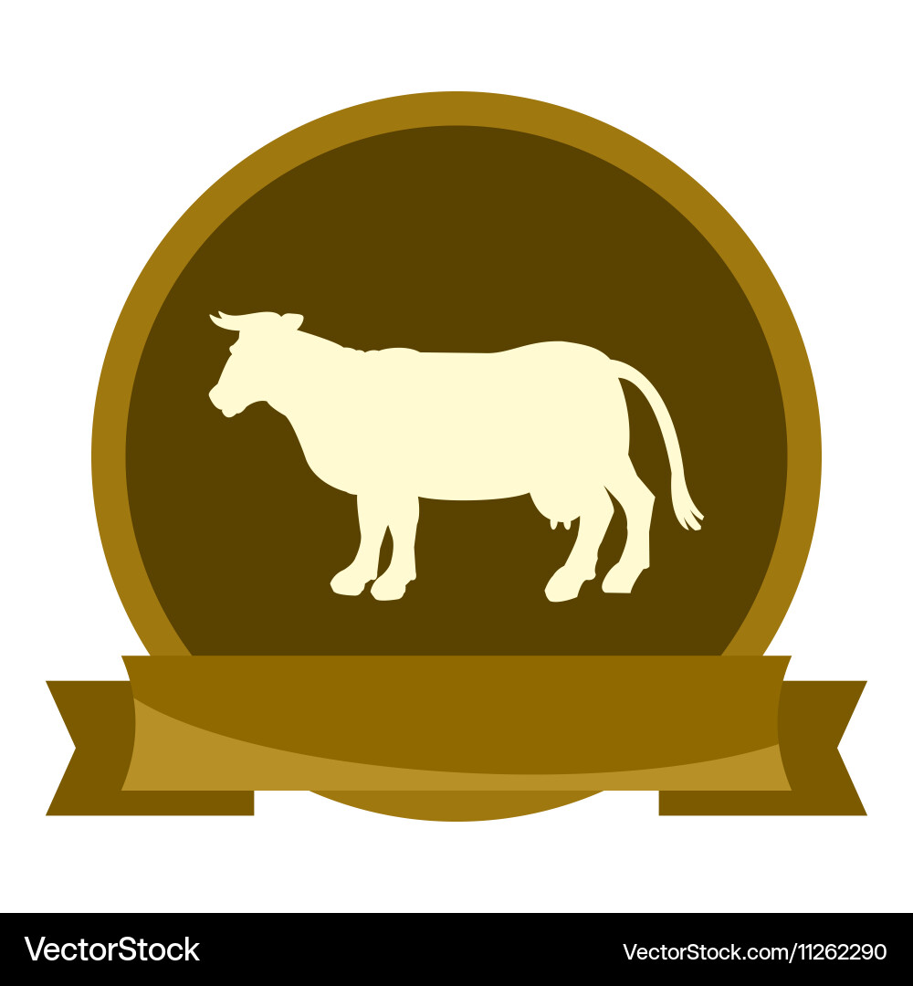 Cow icon Royalty Free Vector Image - VectorStock