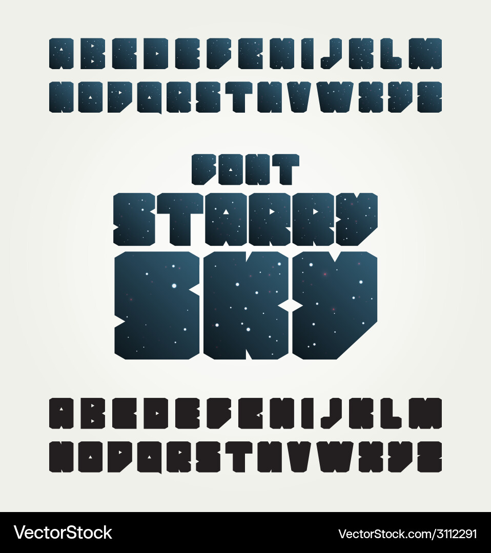 Alphabet letters design Royalty Free Vector Image