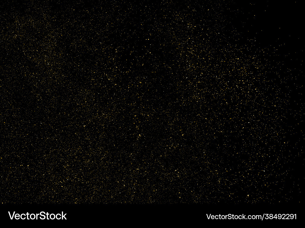 Golden stardust Royalty Free Vector Image - VectorStock