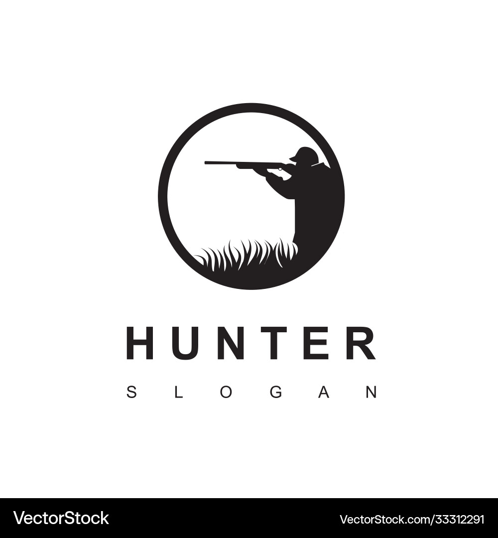 Hunter Logo Concepts Royalty Free Vector Image