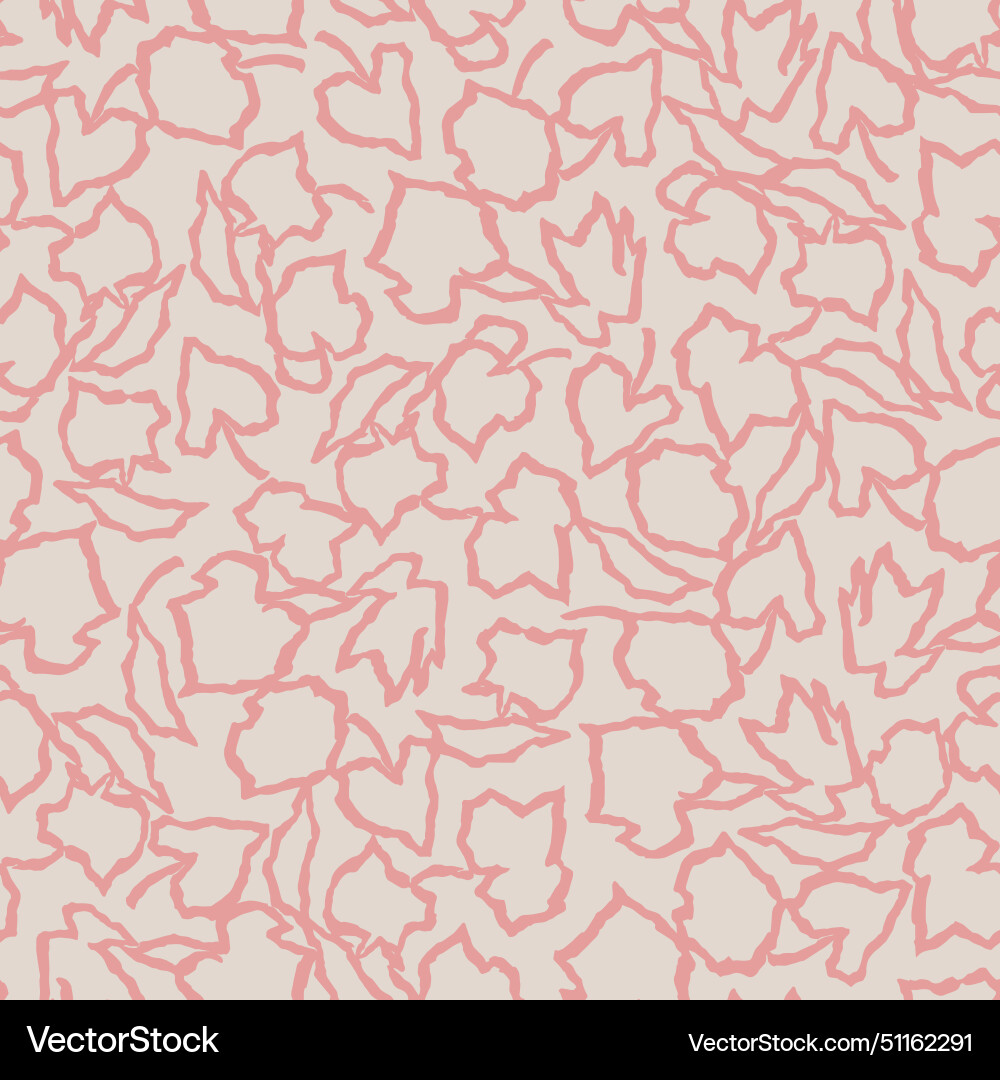 Leaf and nature themed pattern Royalty Free Vector Image