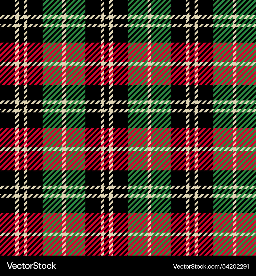 Plaid check seamless patten tartan christmas Vector Image