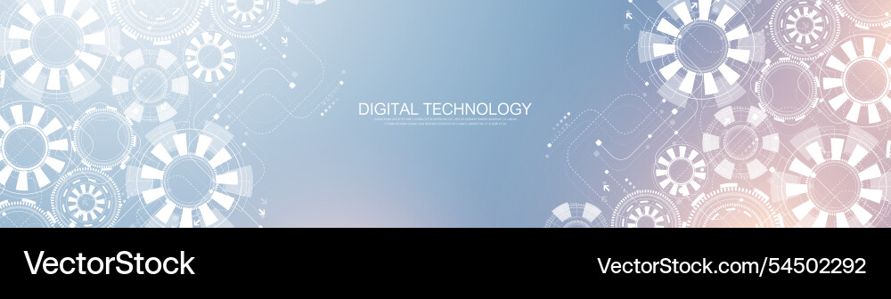 Abstract digital technology background Royalty Free Vector