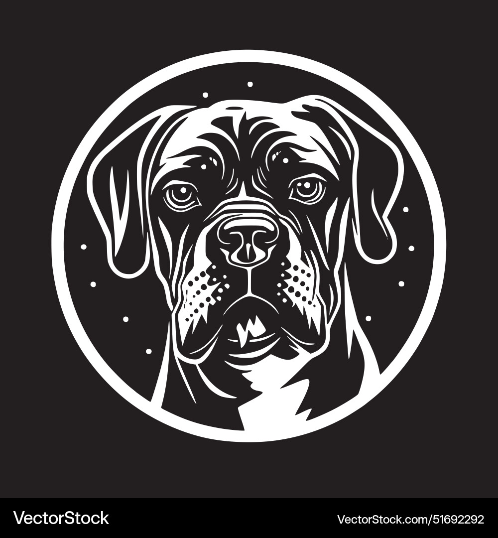 Boxer Cane Logo Boxer Dog Logo Vectors Download Free High Quality