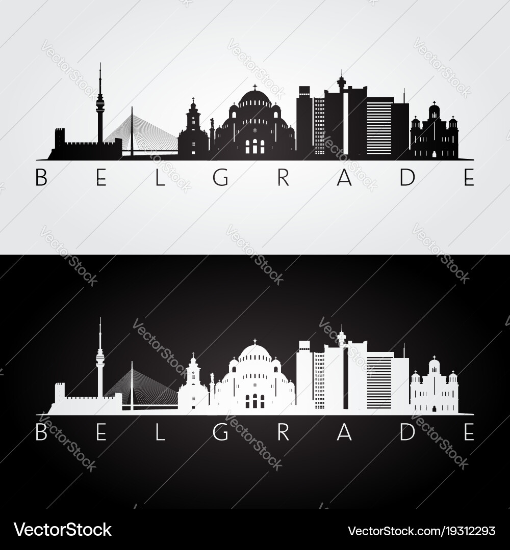 Belgrade Buildings Landmark Vector Images (over 140)