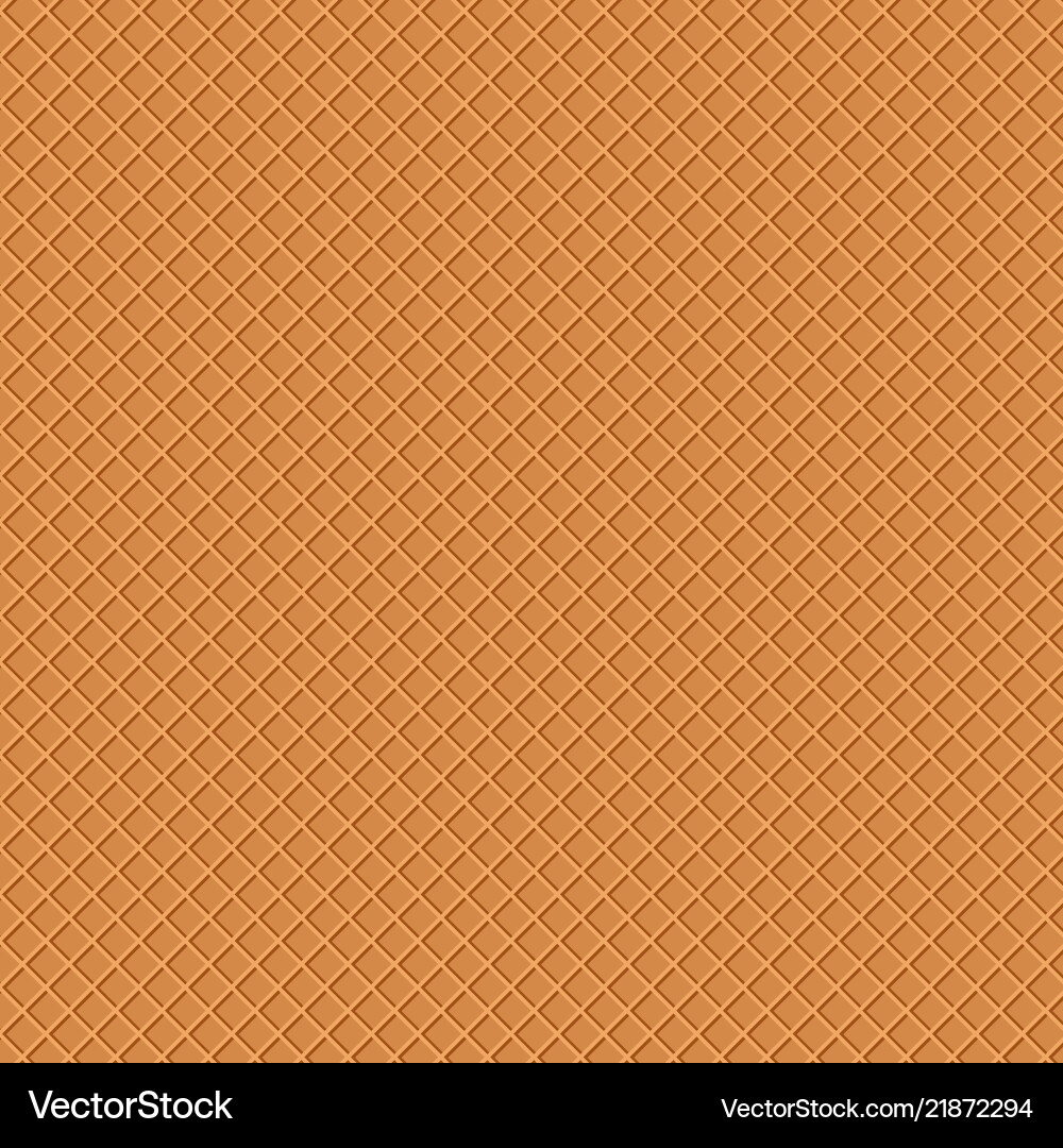 Waffle Texture Vector Waffle Seamless Vector Yellow Texture. Checkered
