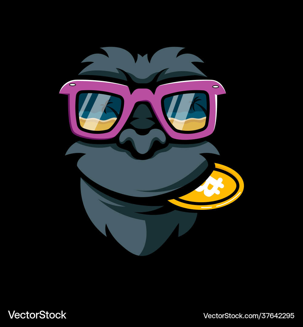 A rich monkey Royalty Free Vector Image - VectorStock