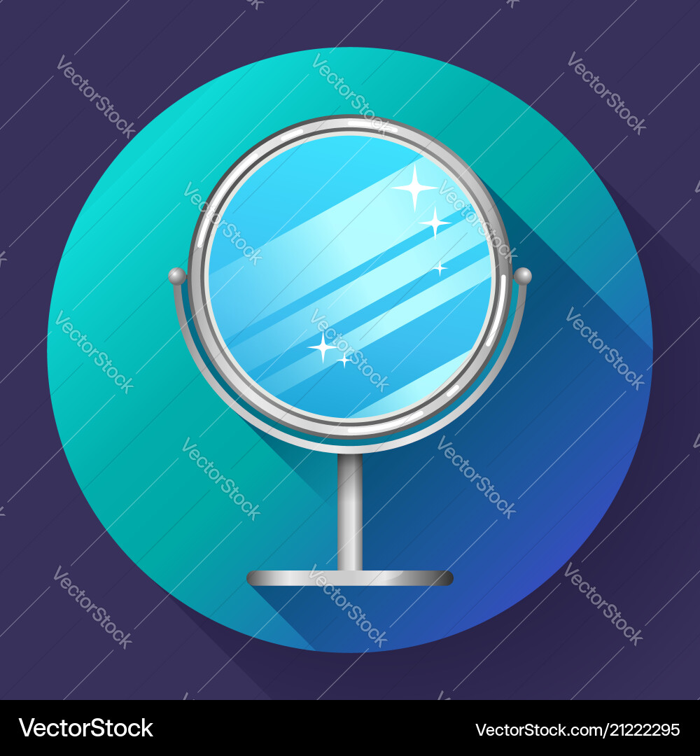 Mirror for make up Royalty Free Vector Image - VectorStock