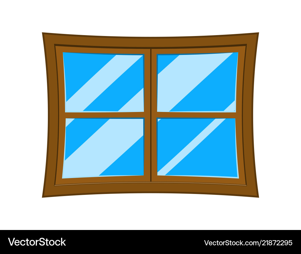 Window cartoon symbol icon design Royalty Free Vector Image