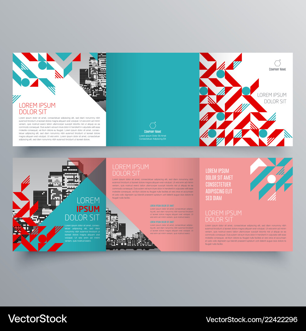 Brochure design 801 Royalty Free Vector Image - VectorStock