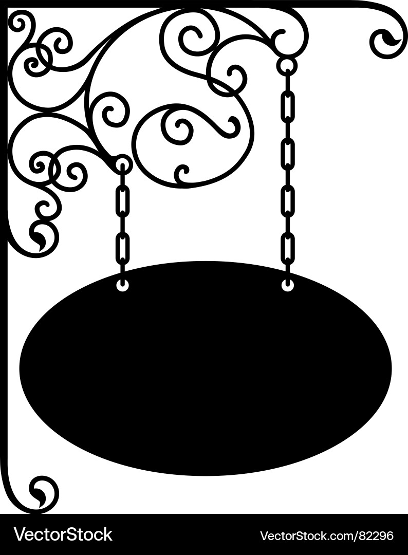 Sign bracket Royalty Free Vector Image - VectorStock