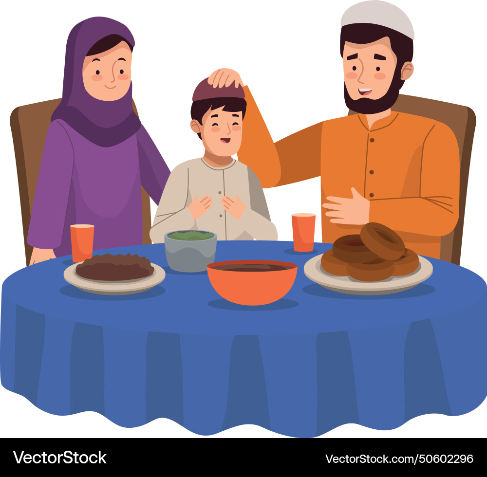 Suhoor islam traditional Royalty Free Vector Image