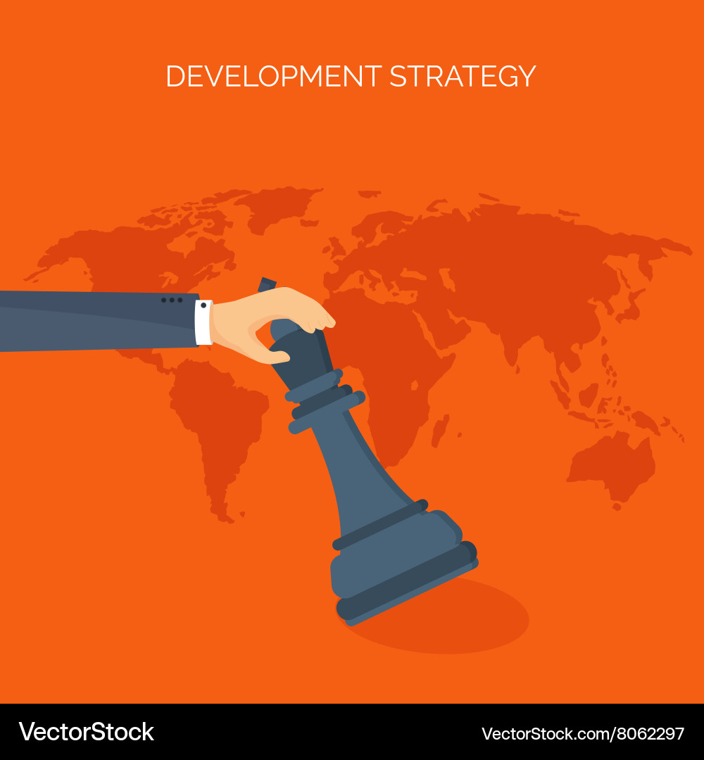 Flat header chess Royalty Free Vector Image - VectorStock