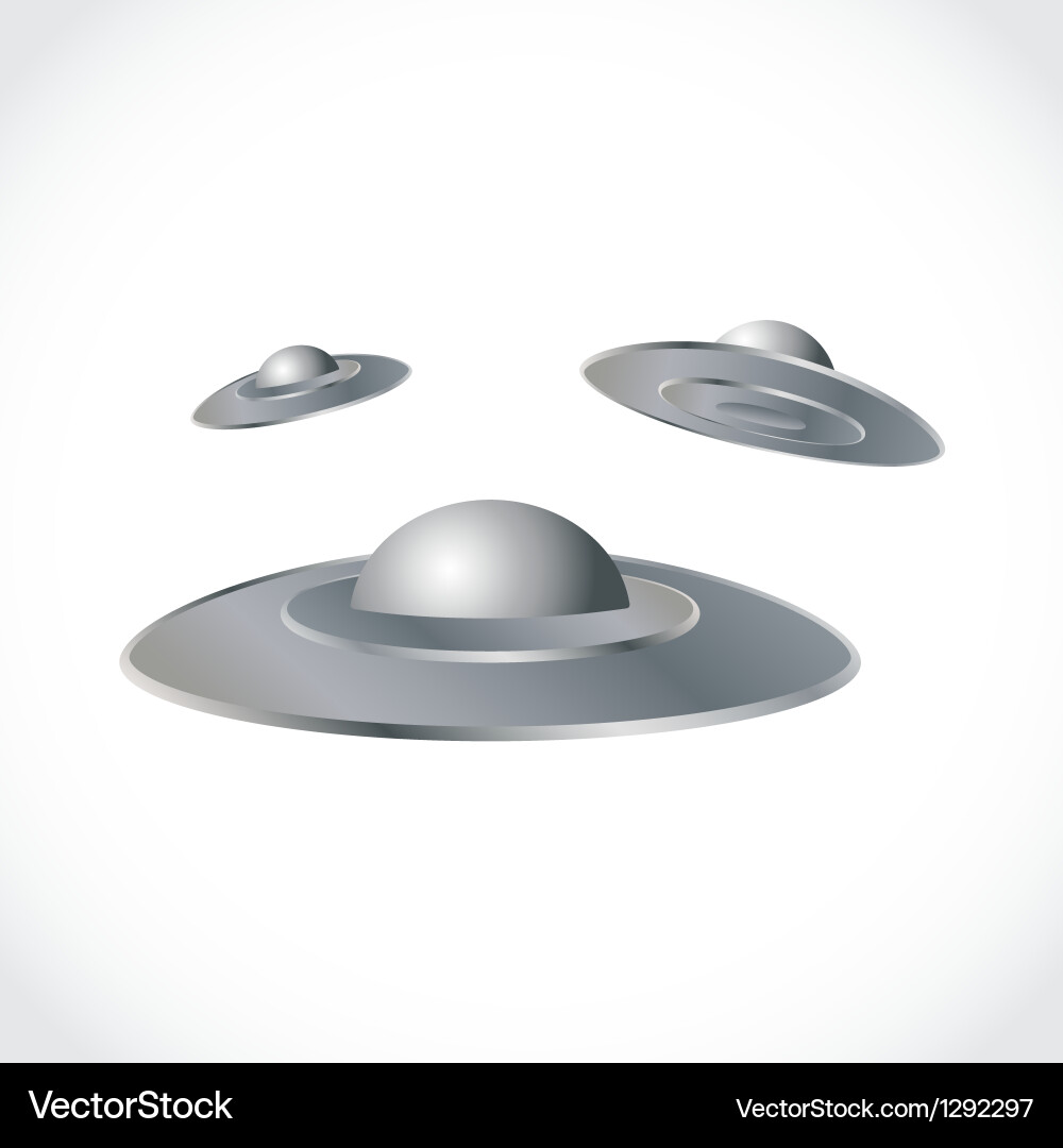 Ufo ships Royalty Free Vector Image - VectorStock