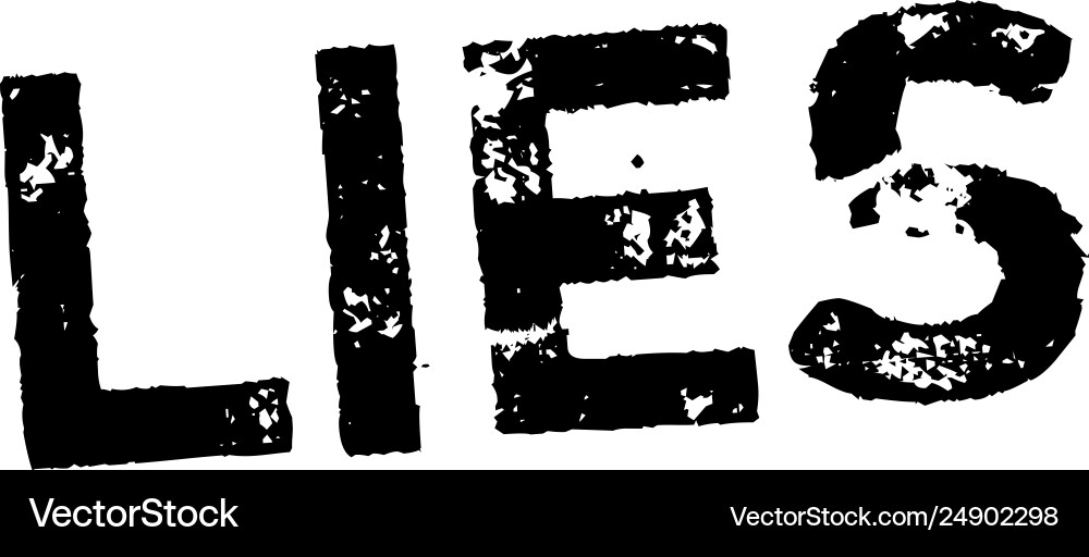 Lies stamp on white Royalty Free Vector Image - VectorStock