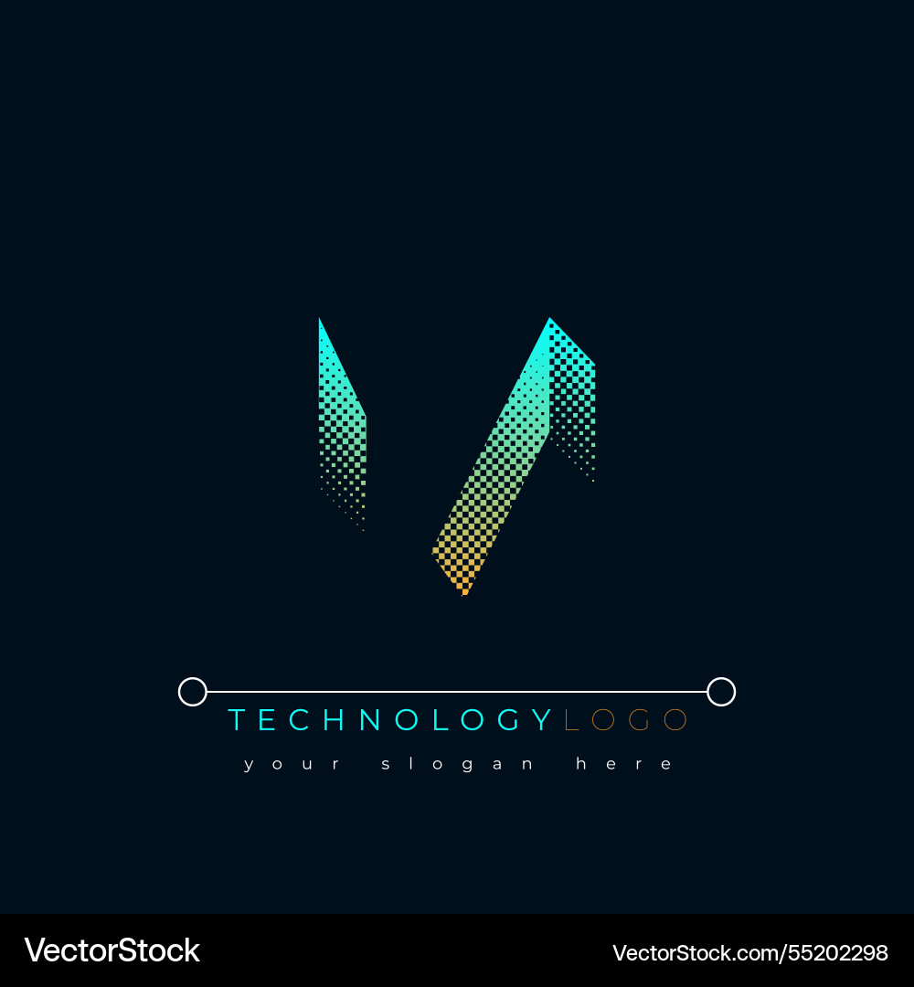 M alphabet letter icon logo Royalty Free Vector Image