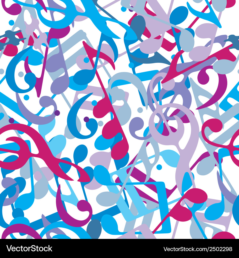 Musical Dotted Pattern Royalty Free Vector Image