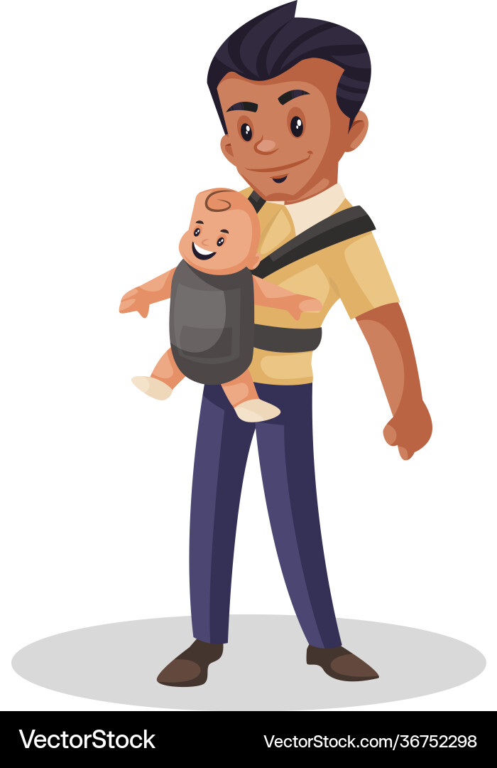Super dad cartoon Royalty Free Vector Image - VectorStock