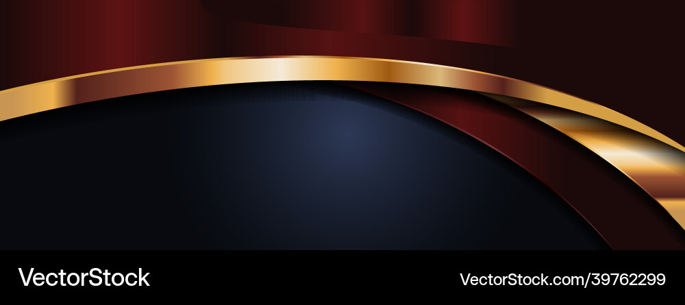 Abstract geometric dark navy and red background Vector Image