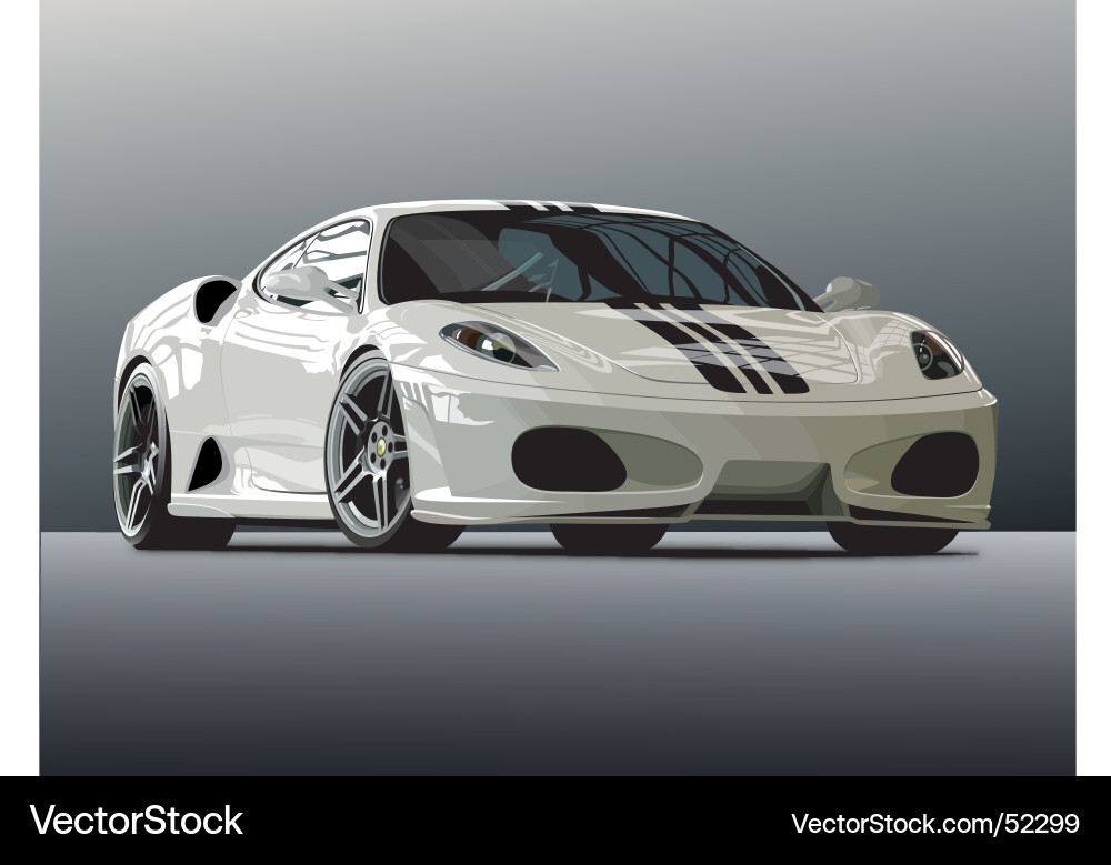 Ferrari Royalty Free Vector Image - VectorStock