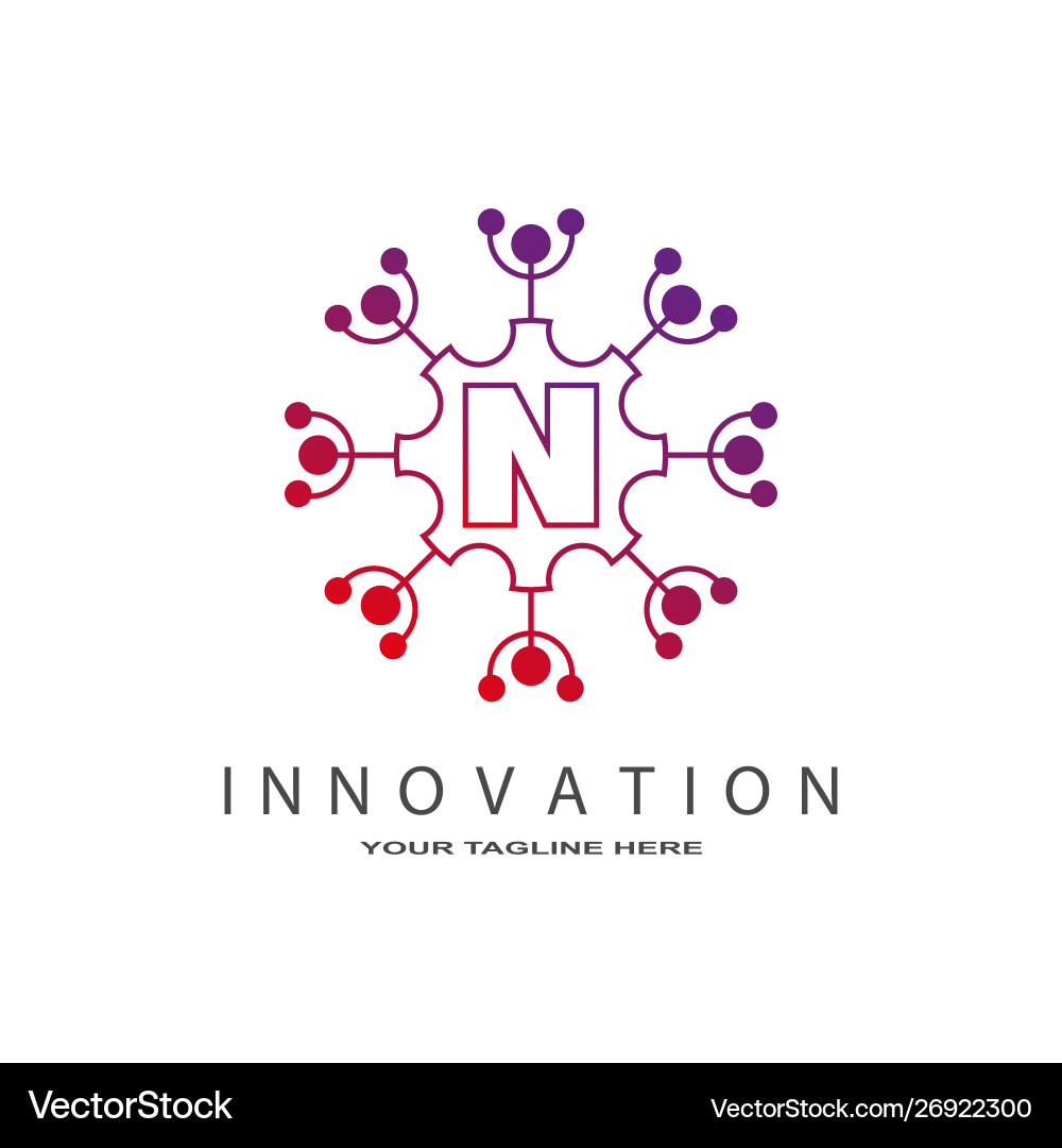 Future technology logo Royalty Free Vector Image