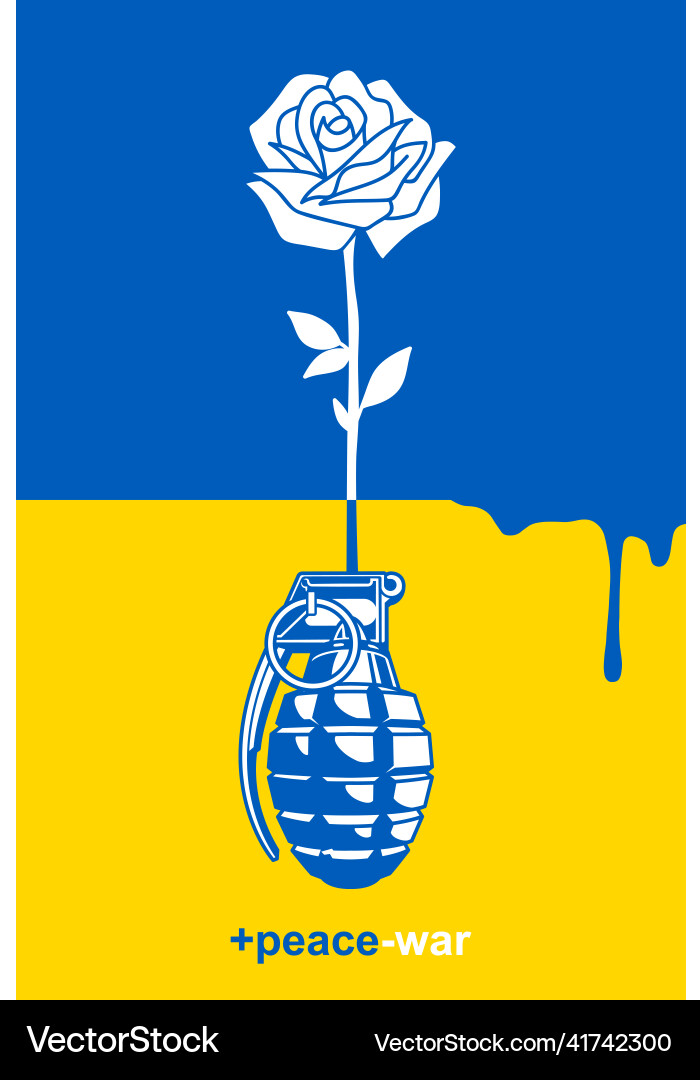 Peace war Royalty Free Vector Image - VectorStock