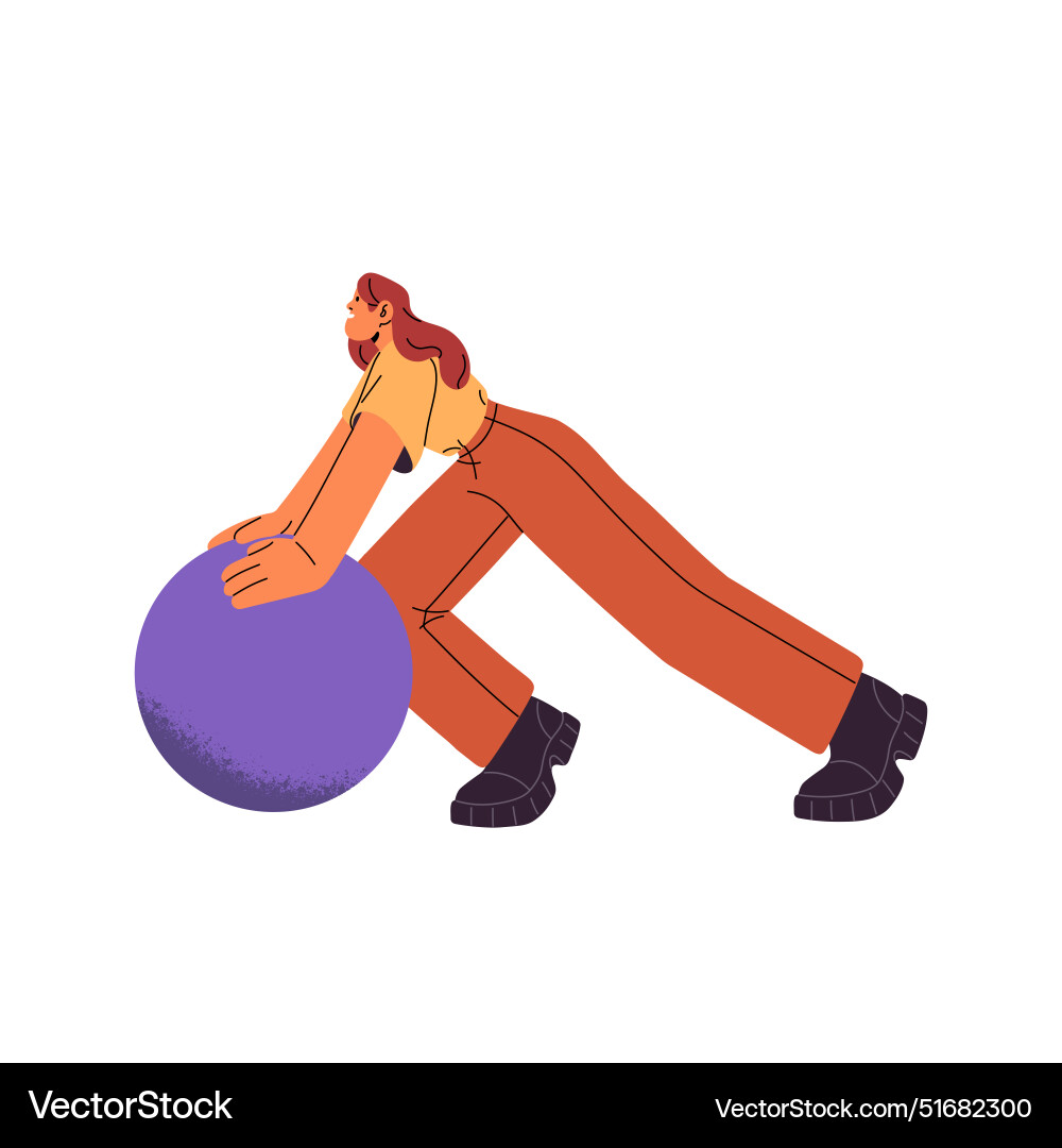 Successful management strategy concept woman Vector Image