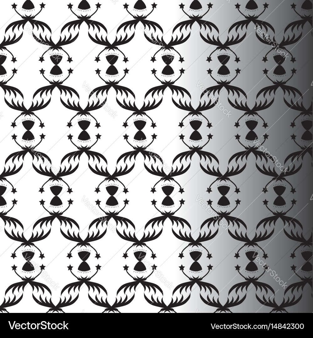 White and black pattern Royalty Free Vector Image