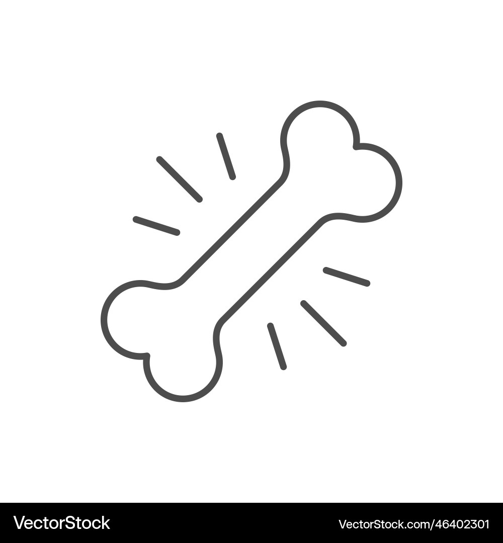 Bone Density Test Icon Royalty Free Vector Image