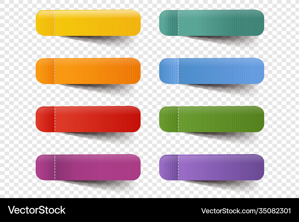 Web Labels große Set isoliert transparent Hintergrund