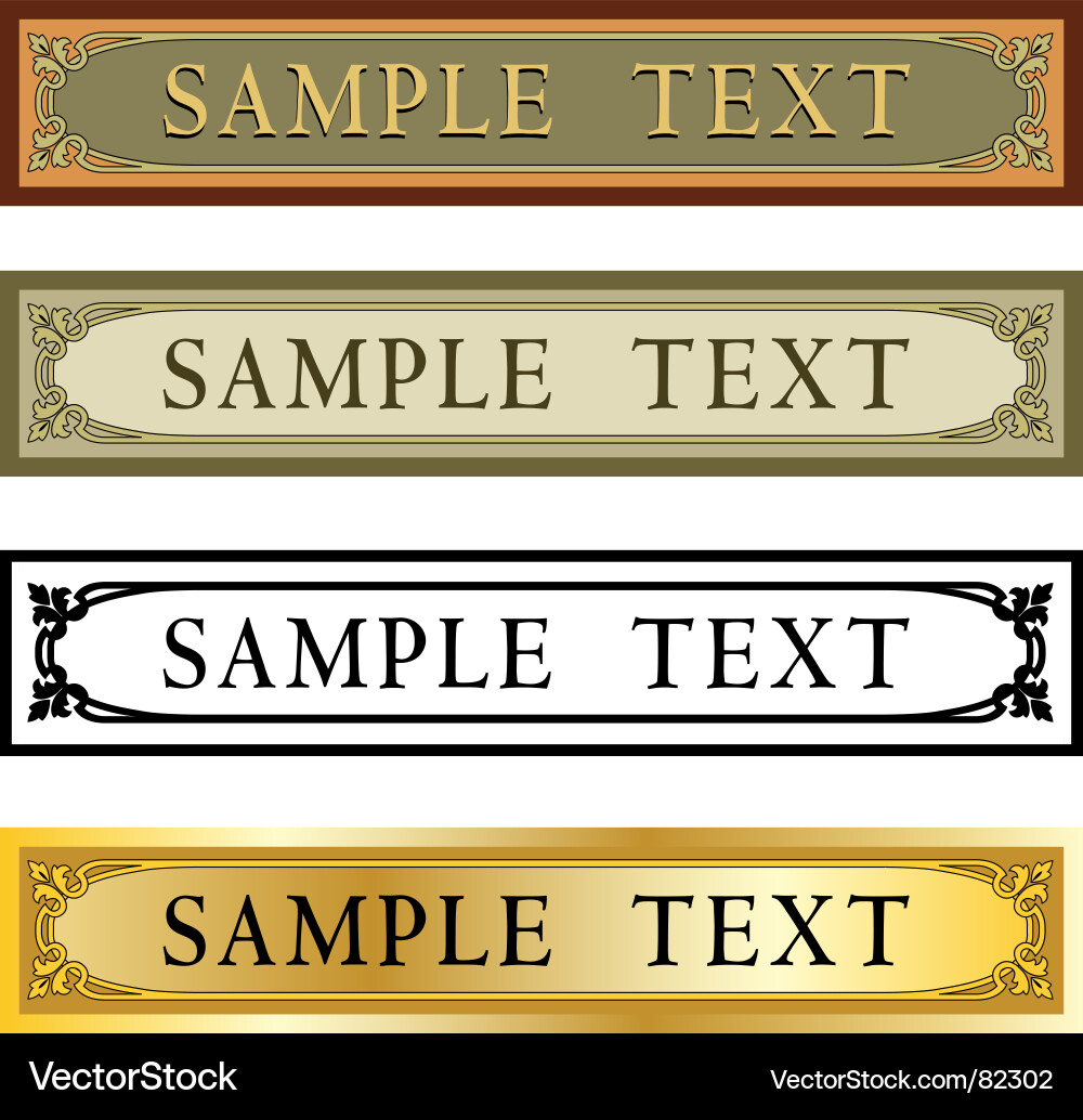 Name Scroll Vector Images (over 370)