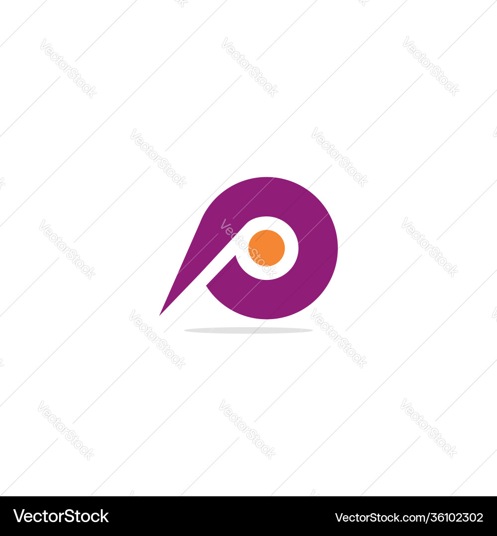 Round circle logo Royalty Free Vector Image - VectorStock