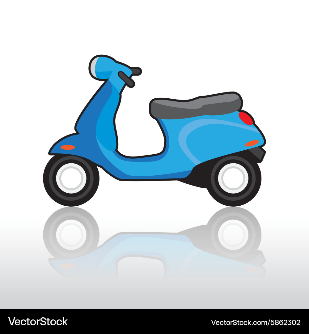 Scooter Royalty Free Vector Image - VectorStock