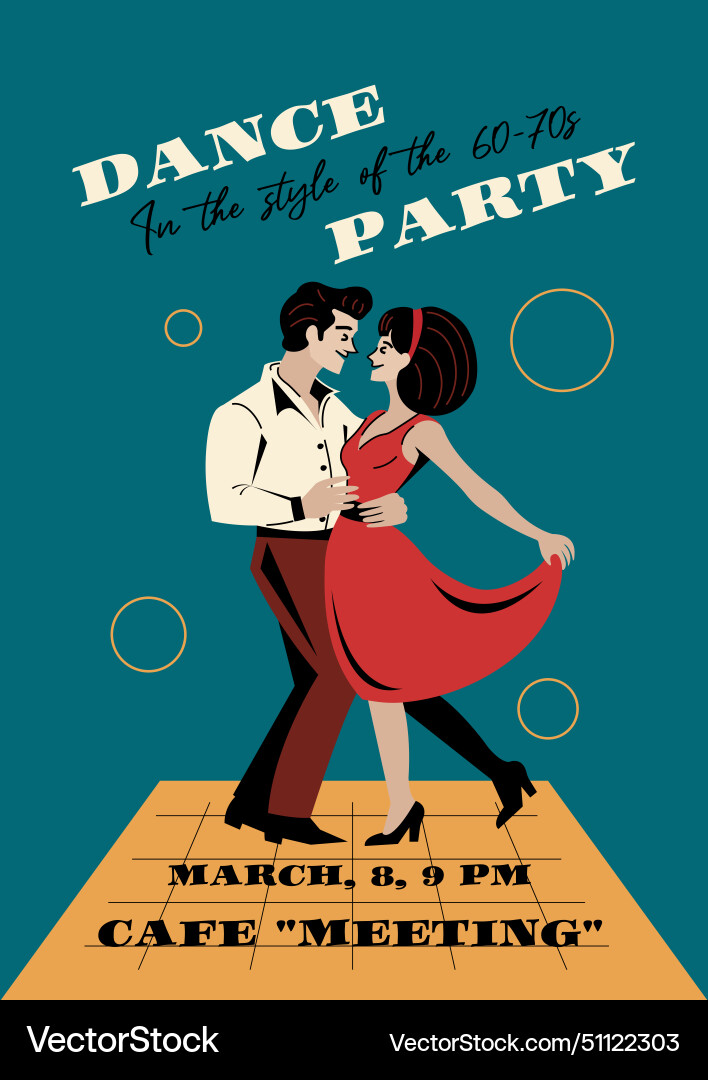 Dance party Royalty Free Vector Image - VectorStock